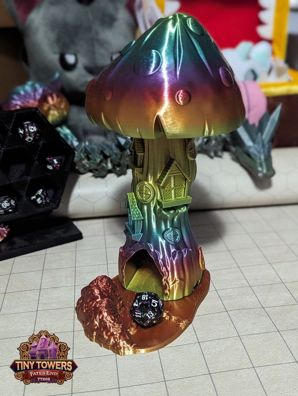Mushroom Dice Tower – Ekoda Design